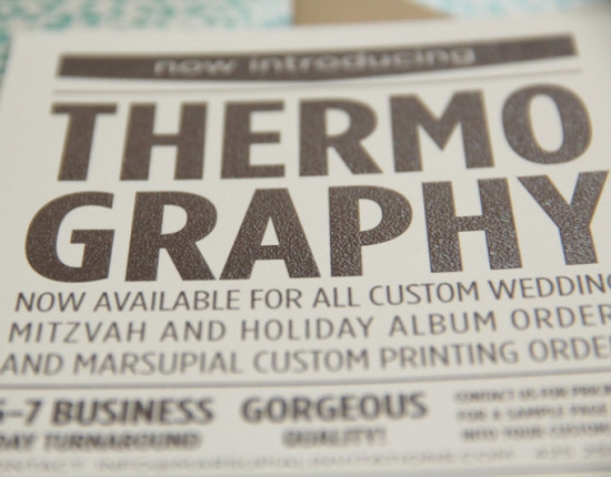 RAISED-PRINT THERMOGRAPHY IN PHOENIX